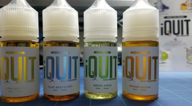 iQuit E-Juice Review - High Nic Salt Nic E-Liquid - VapePassion.com